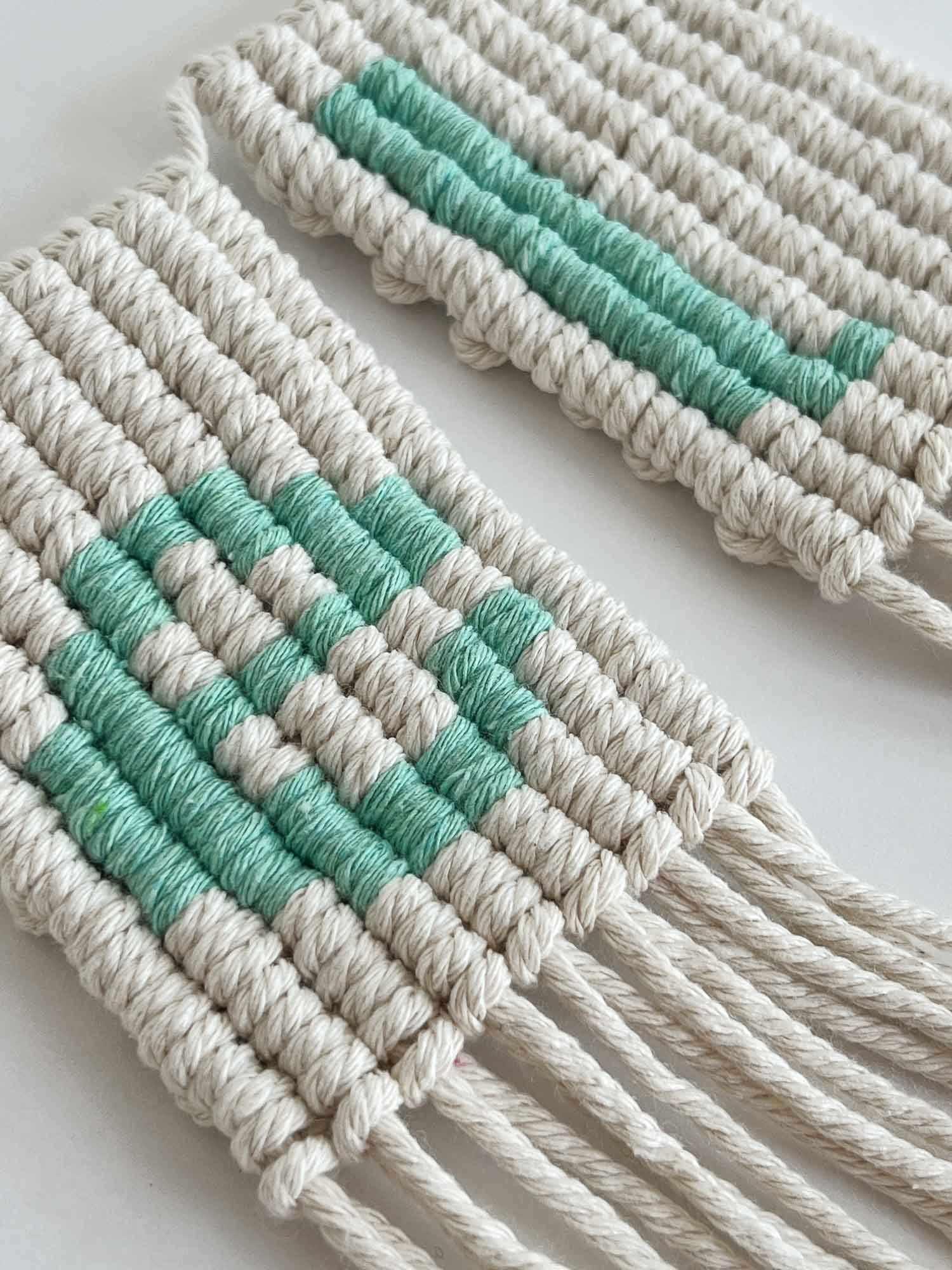 Pixel Macrame Letters Macrame Makers Club