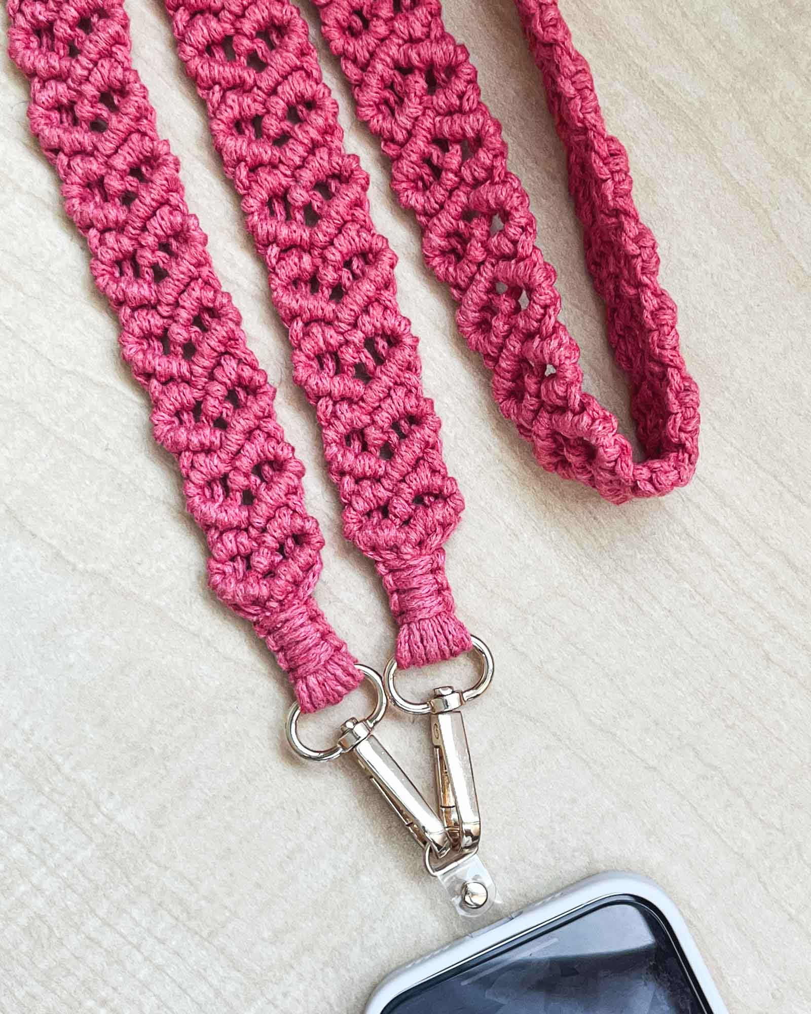 Heart lanyard macrame tutorial - Macrame Makers Club
